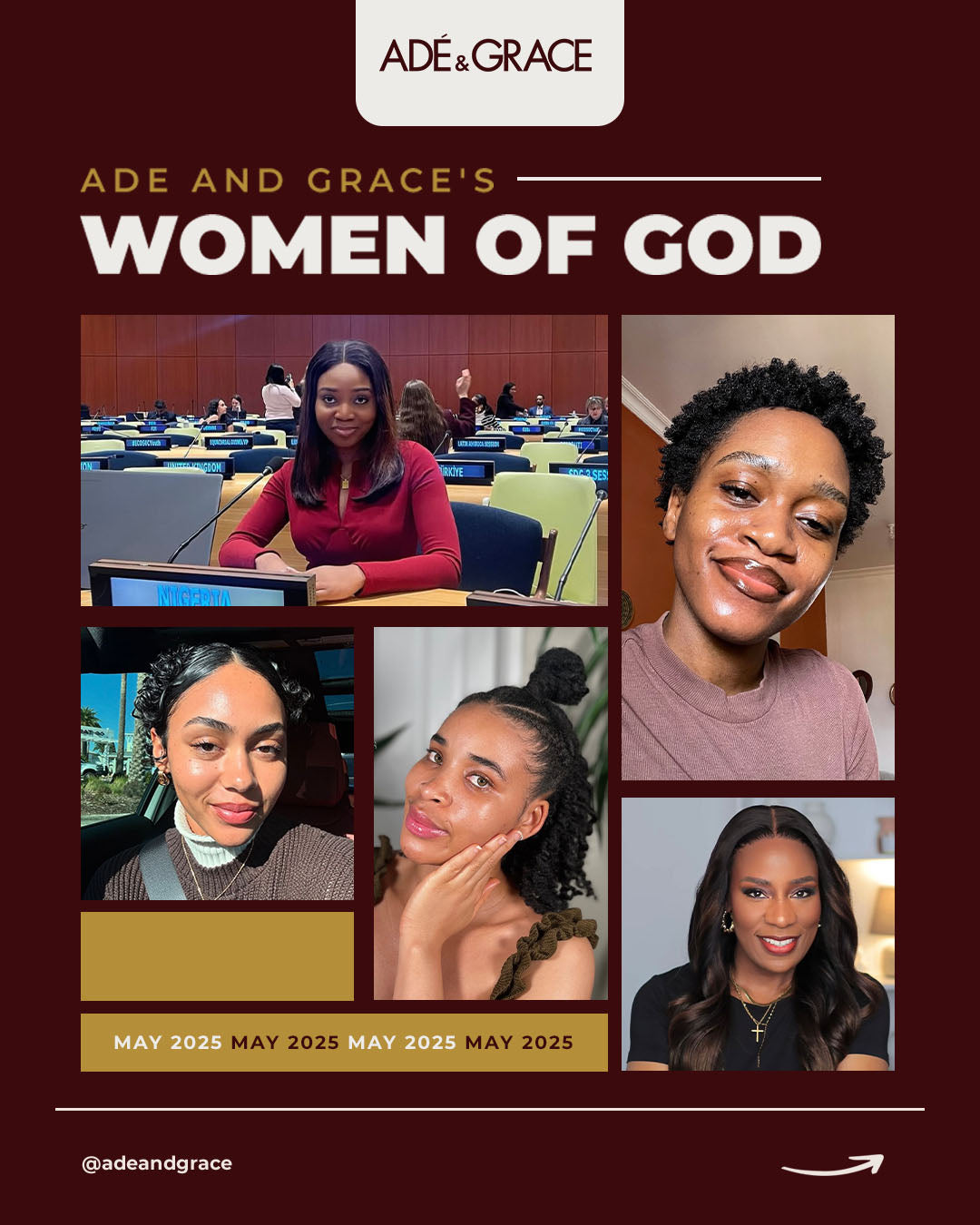 Ade and Grace's Women of God of May 2025 – Adé & Grace